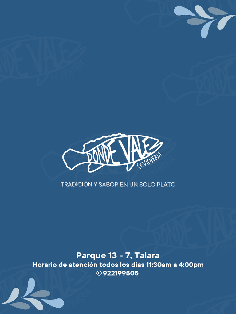 Carta - Donde Vale | PDF | Cocina | Alimentos