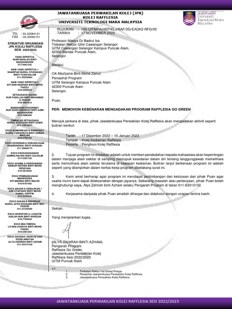 PPW Rafflesia Go Green Full | PDF