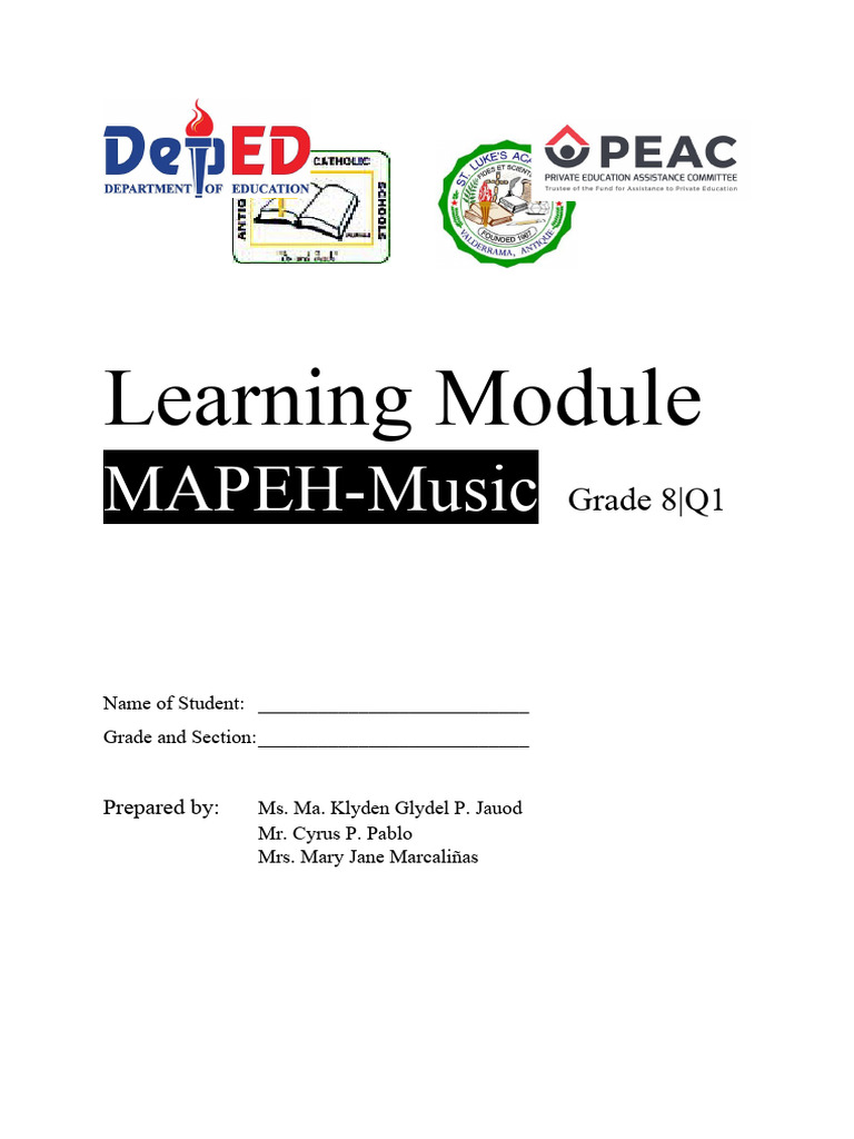 Southeast Asian Music for Grade 8 | PDF | Musicology | Performing Arts