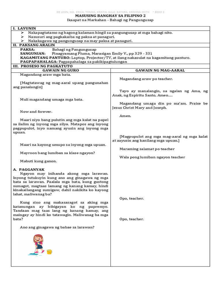 DLP - Filipino 2 - Panaguri | PDF