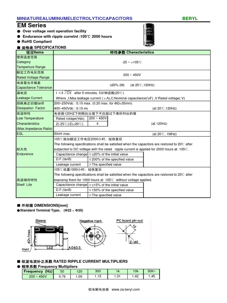 Beryl [snap-in] EM Series | PDF