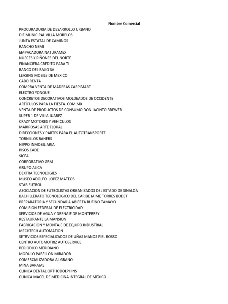 Muestra Datamex | PDF | México | Red mundial