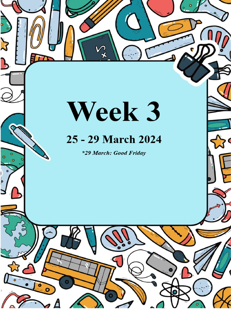 Lesson Plan Weekly Divider | PDF