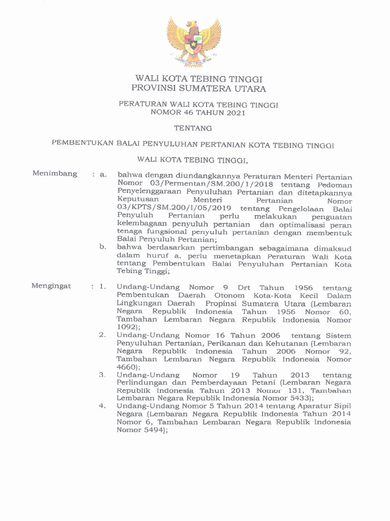 03ea8 Perwa No. 46 Tahun 2021 | PDF