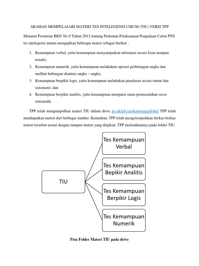 0.baca File Ini Dahulu (Petunjuk Belajar Tiu) | PDF