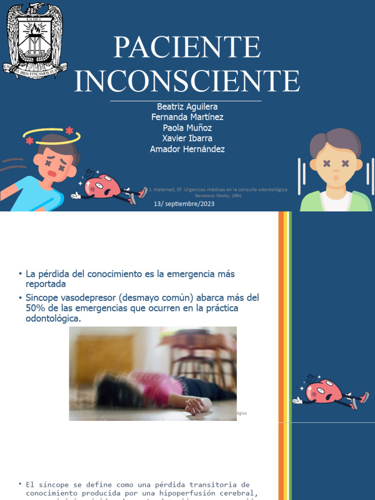 Paciente Inconsciente | PDF | Ciencia y matemáticas