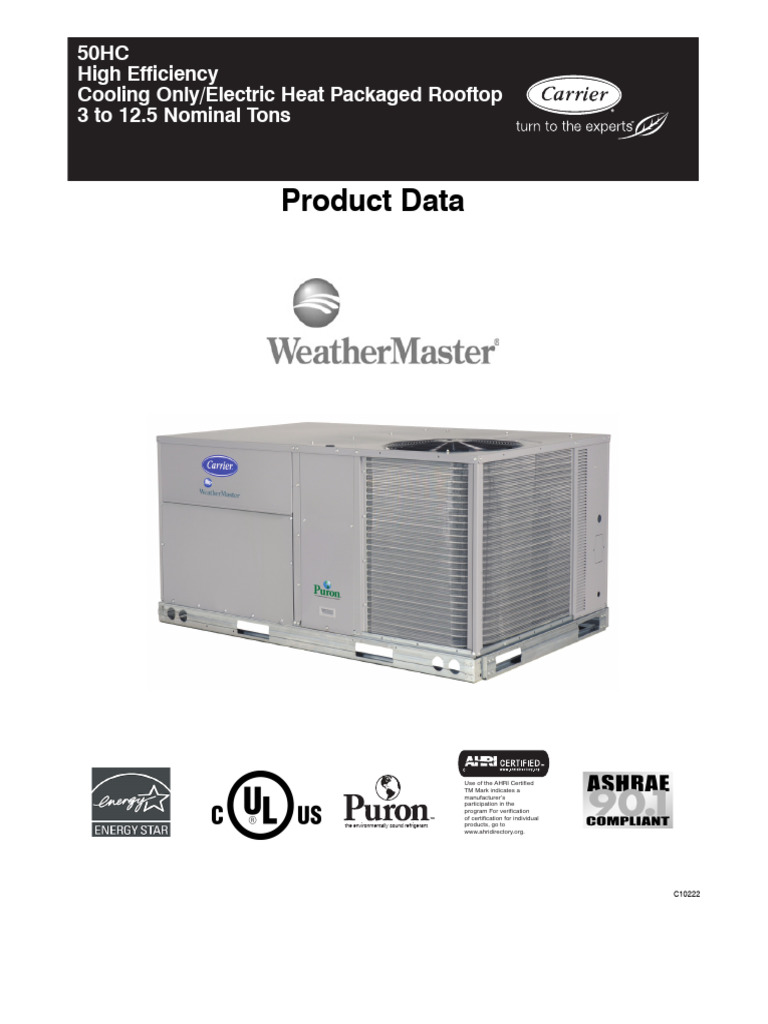 Rooftop HVAC Units Guide | PDF | Manufactured Goods | Building Automation