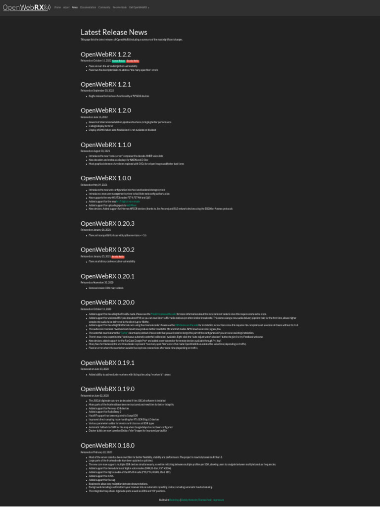 Openwebrx Web Based Software Defined Radio News Pdf