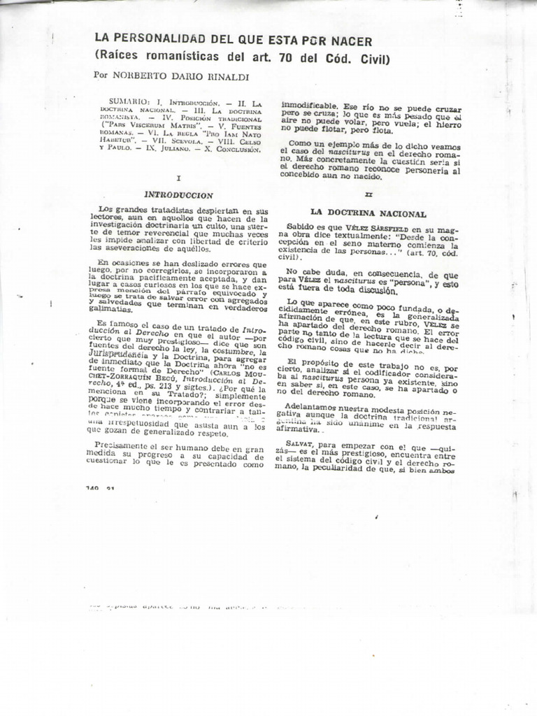 Rinaldi Nasciturus | PDF