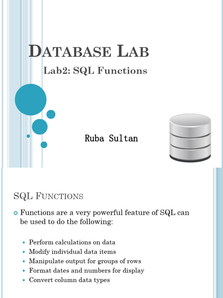 Lab 2 SQL | PDF | Sql | Data Management Software
