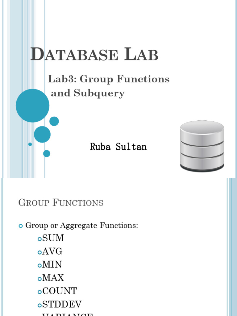 Lab 3 SQL | PDF | Computer Programming | Databases