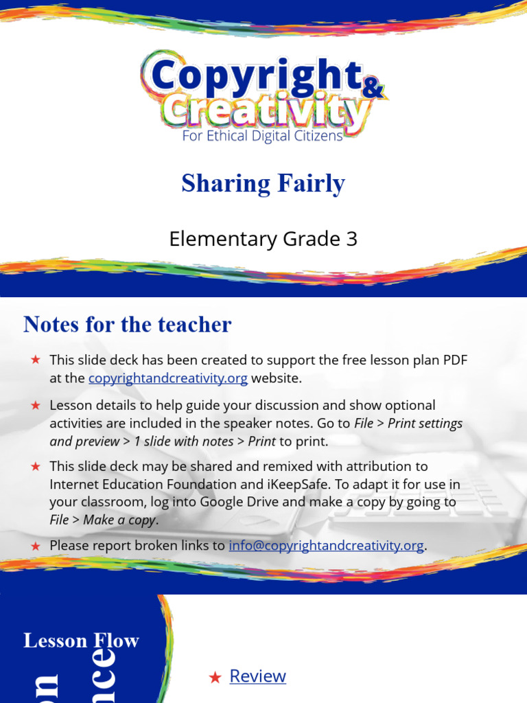 Grade 3 Lesson Slides | PDF | Copyright | Fair Use