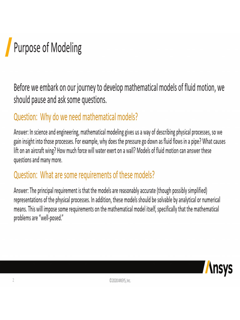 Purpose of Modeling | Download Free PDF | Fluid Dynamics ...