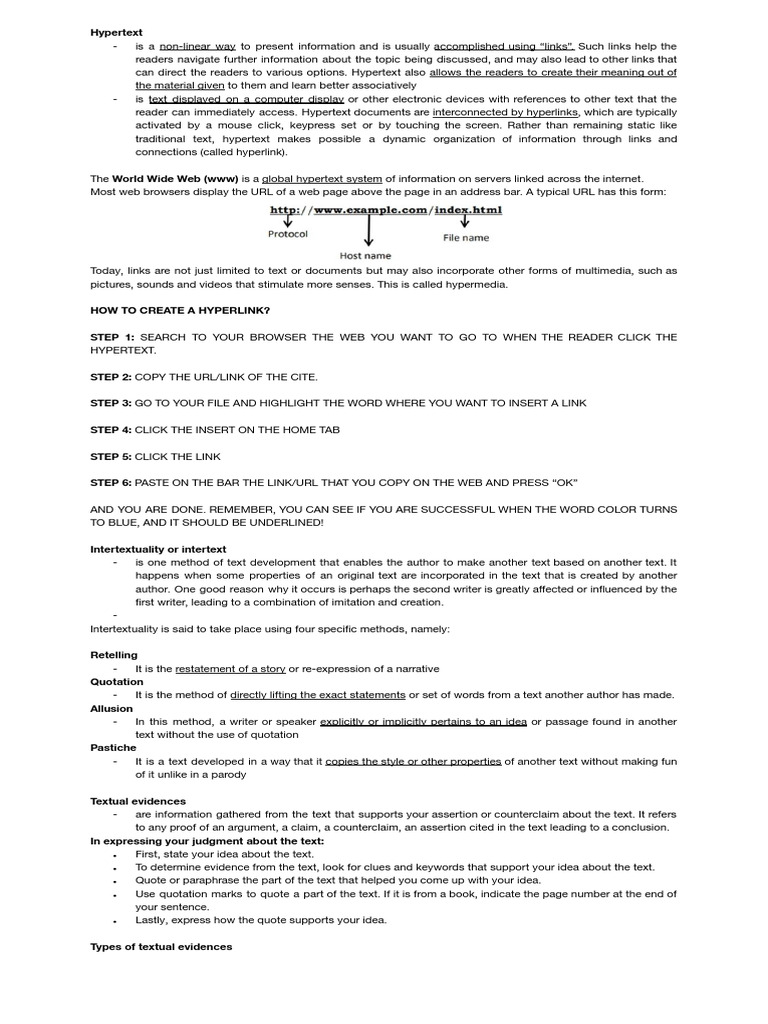 RWS | PDF | Hyperlink | World Wide Web