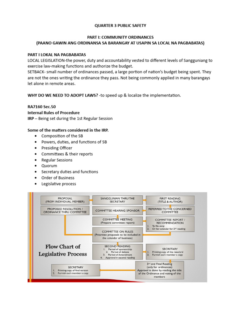 Hand Outs For Community Ordinances Part 1 | Download Free PDF | Local ...