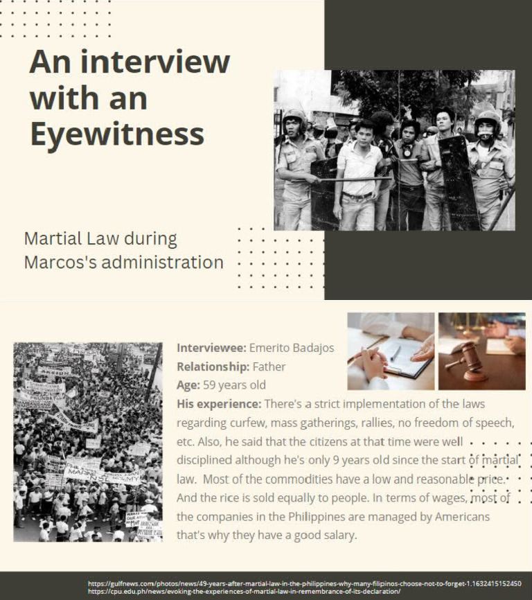 Interview With an Eyewitness (1) (1) | PDF
