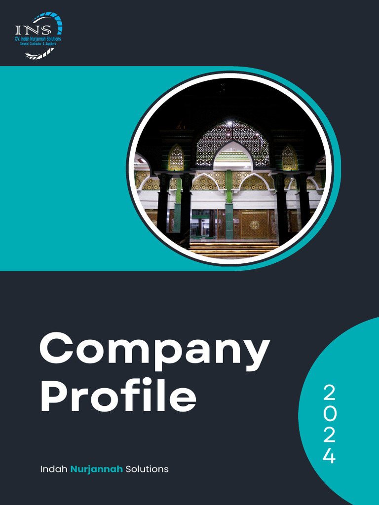 Turquoise and Blue Simple Company Profile Booklet - 2 | PDF