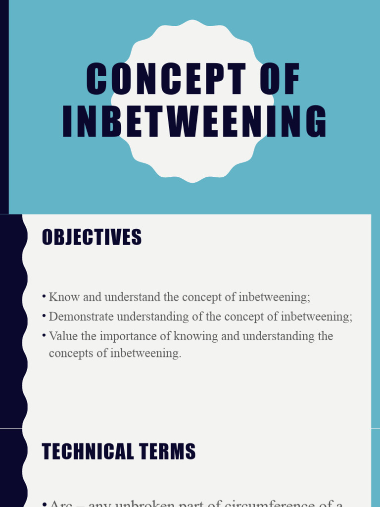 Concept of Inbetweening | PDF | Animation | Drawing