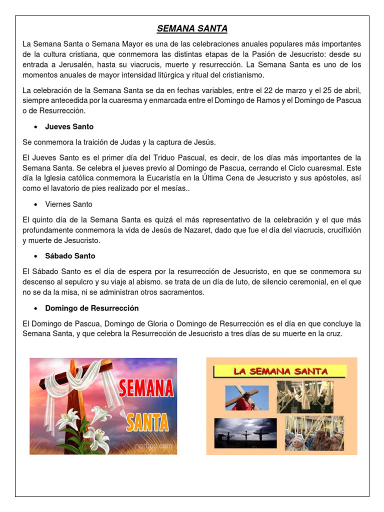 SEMANA SANTA | PDF