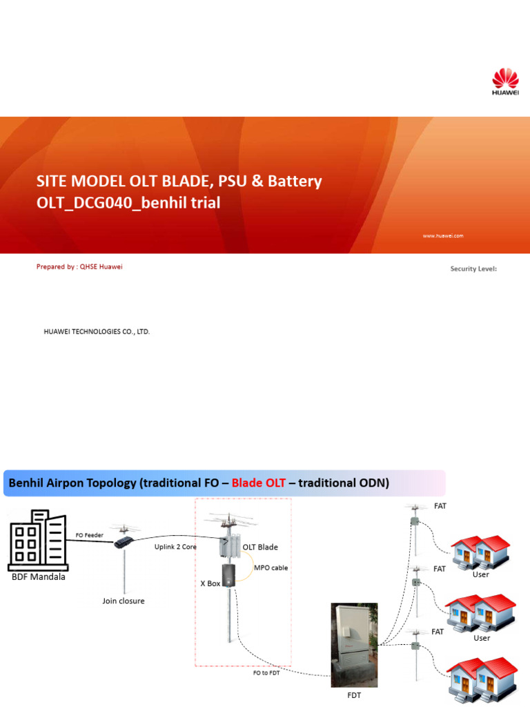 Model Site OLT Blade - Benhil | PDF | Electronics | Manufactured Goods