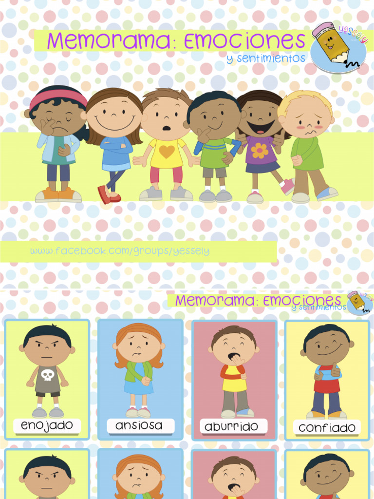 Memorama Emociones | PDF