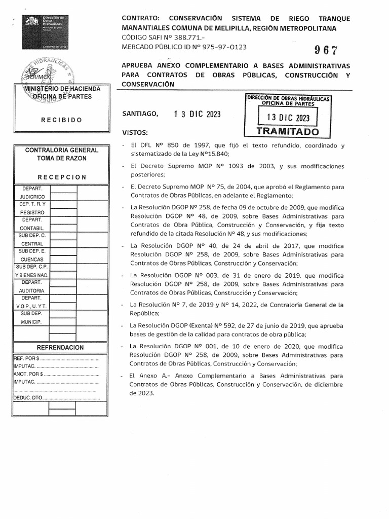 388.771 - 02 Res. 967 Anexo Complementario | PDF