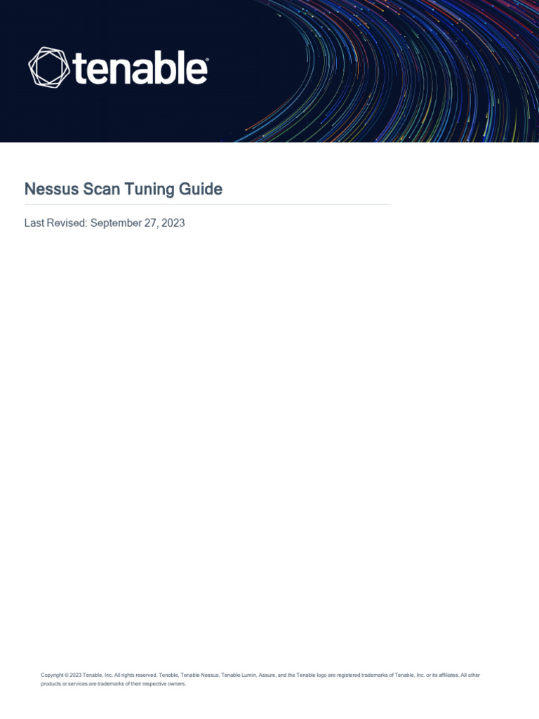 Nessus Scan Tuning Guide | PDF | Transmission Control Protocol | Port ...