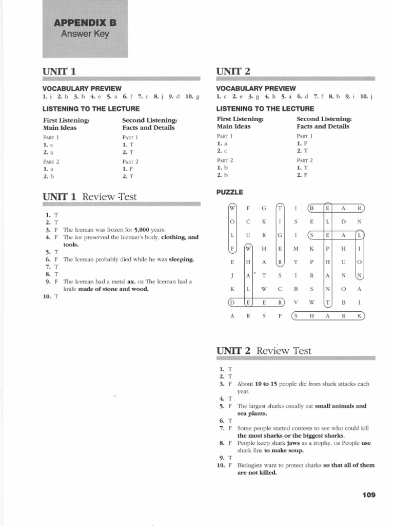 Appendix - B - Answer Key | PDF