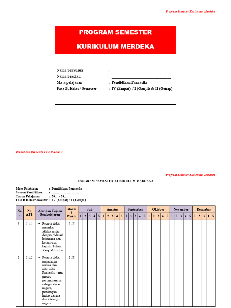 6 Promes Kurikulum Merdeka | PDF
