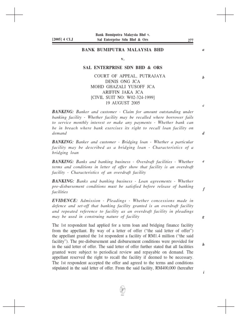 Bridging Loan Definition Pdf Banks Overdraft