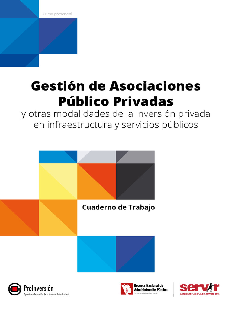Gestión de Asociaciones Público Privadas y Otras Modalidades de La ...