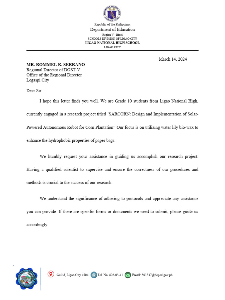 Letter To Go Dost | PDF