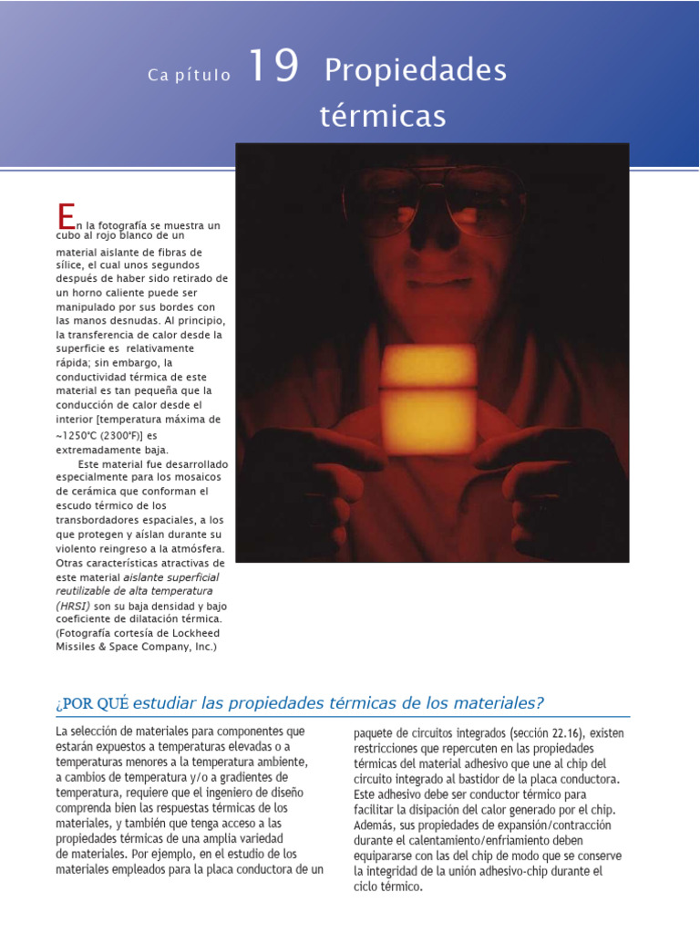 Propiedades Termicas MANUFACTURA | PDF | Capacidad calorífica ...