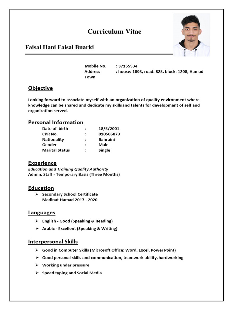 Faisal CV | PDF