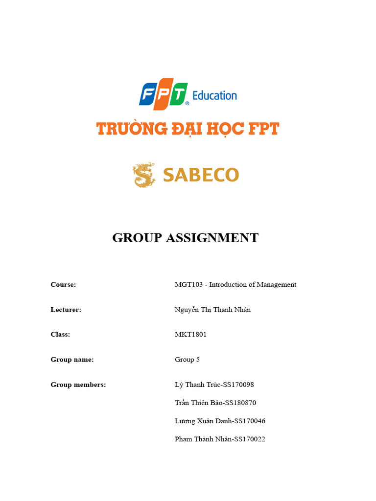 Sabeco Management Challenges and Strategies | PDF | Drink | Human Resources
