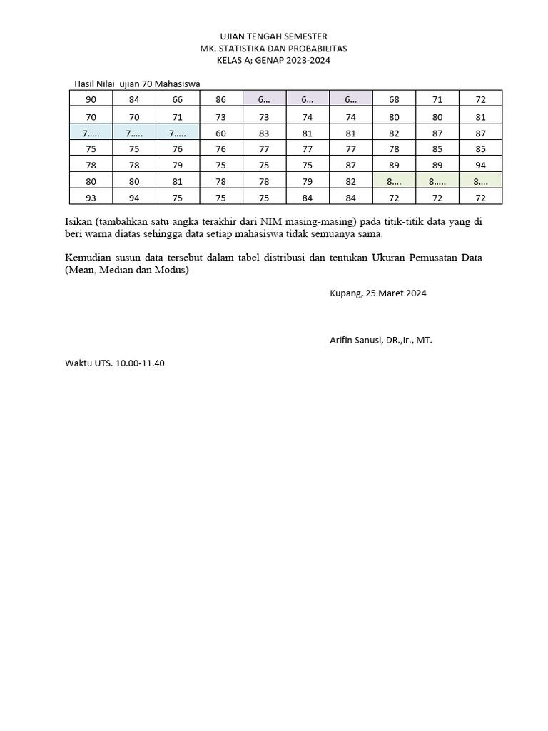 UTS 2023 2024 Genap | PDF