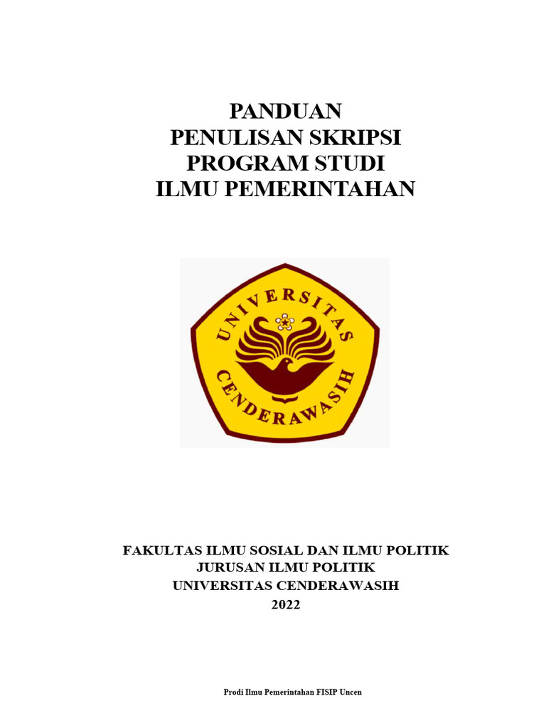 Draft Naskah Panduan Penulisan Skripsi Prodi Ipm | PDF | Karier ...