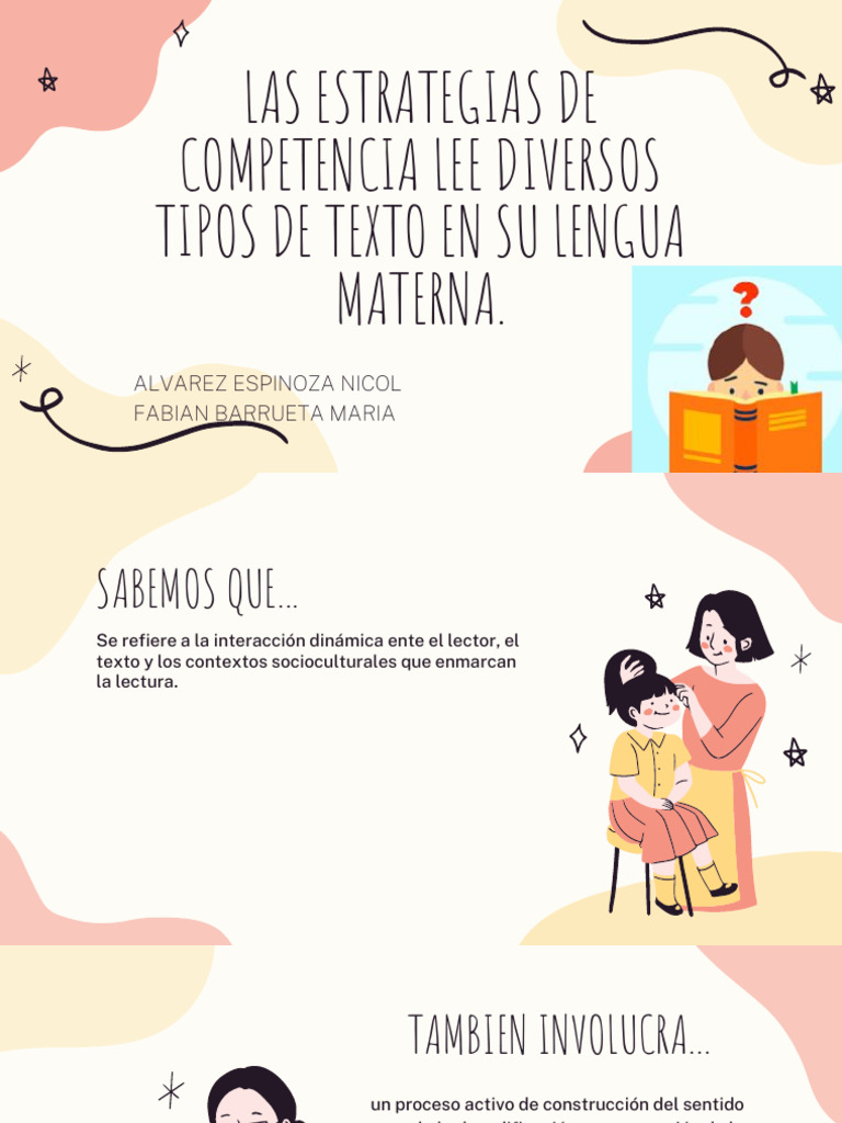 Estrategias para Leer Textos en Lengua Materna | PDF | Artes del ...
