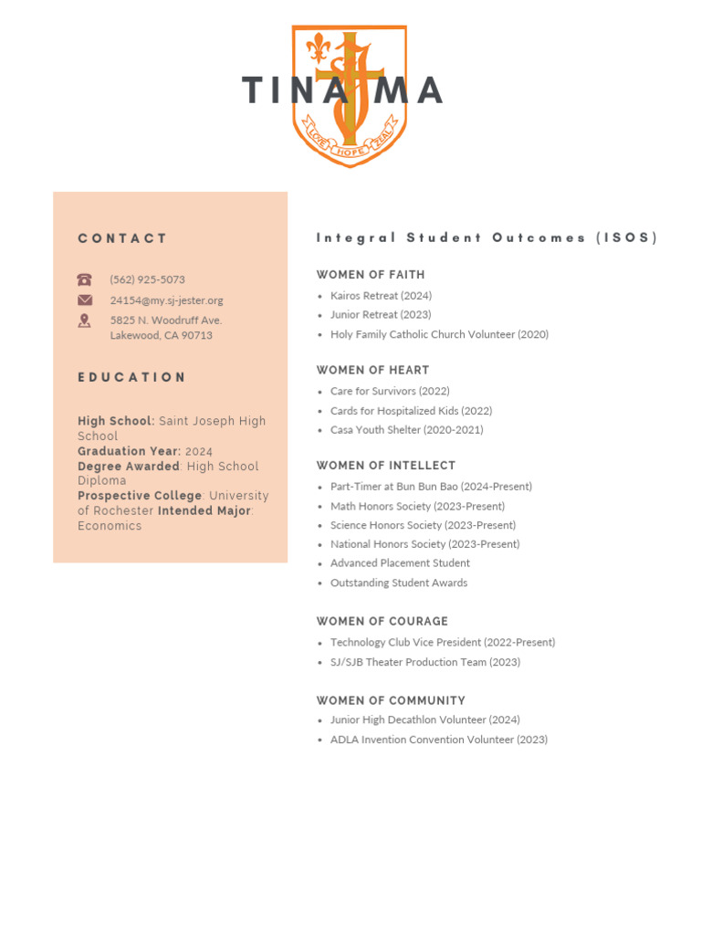 Isos Resume | PDF