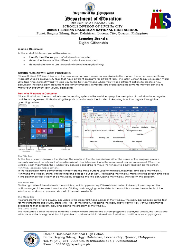 LS6 New Act 1 | PDF | Window (Computing) | Microsoft Word