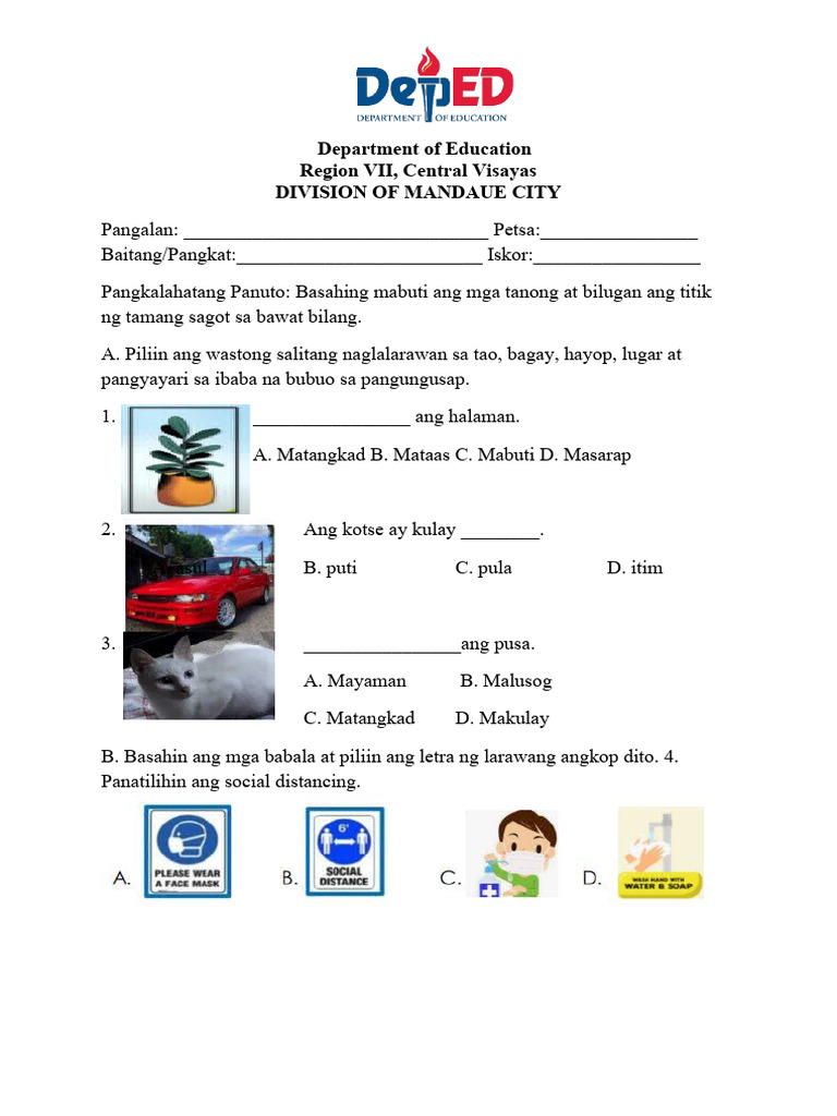 Filipino1 3RD-QTR | PDF