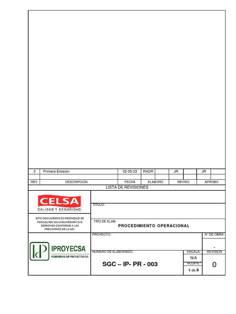 003-5 - Procedimiento para Torque o Ajuste Manual de Pernos | PDF | Fuerza | Estrés (Mecánica)