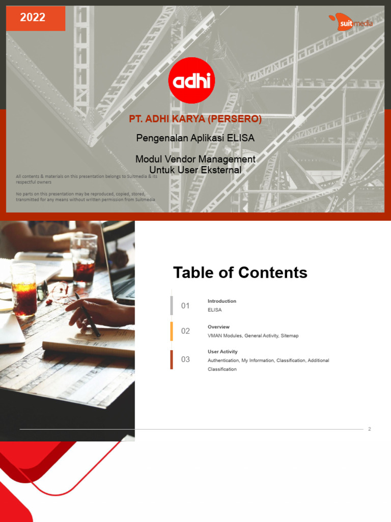 (Vendor) Pengenalan Aplikasi E-SCM | PDF | Authentication | Computer Science