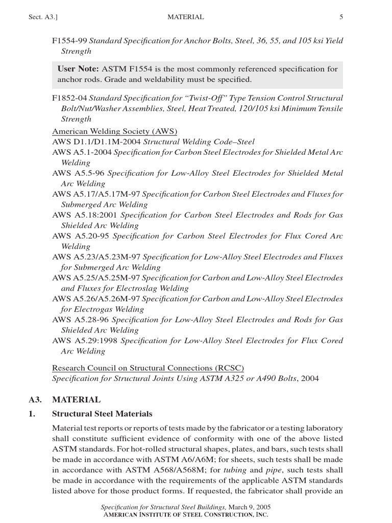 AISC 13th - Material Grades | PDF | Welding | Construction
