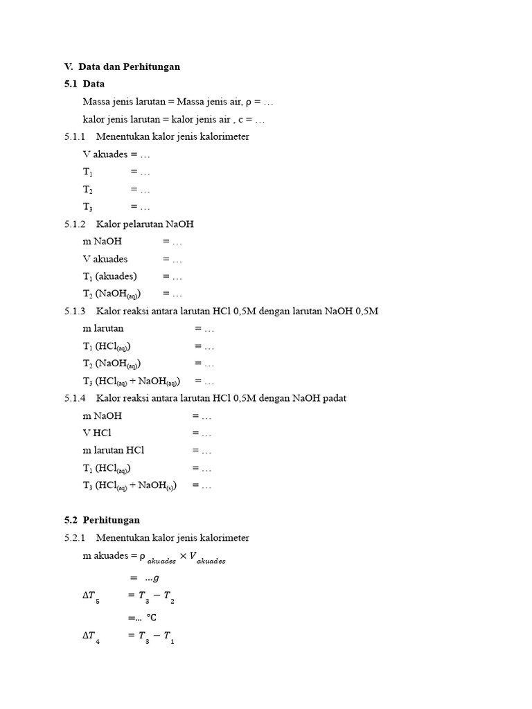 Data, Perhitungan, Tabel Percobaan 6 | PDF