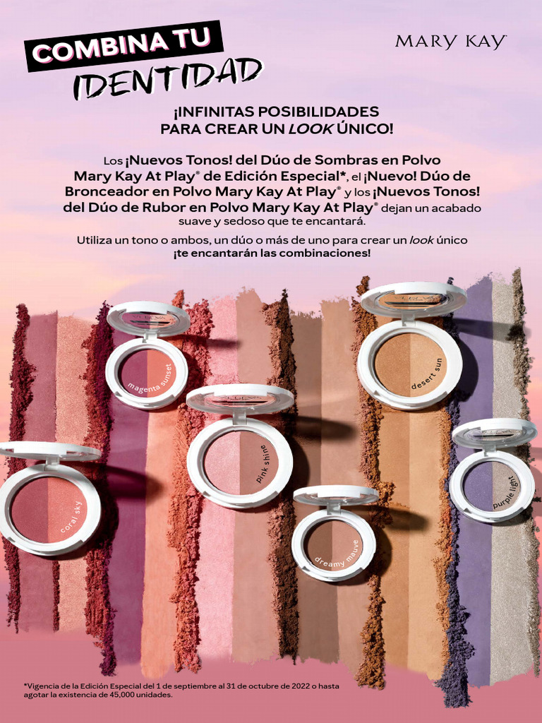 Tarjetón Duos Mary Kay at Play | PDF