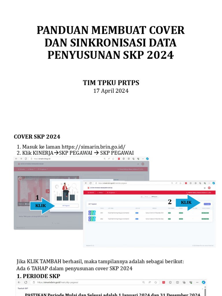 Panduan Cover SKP 2024 Lengkap | PDF