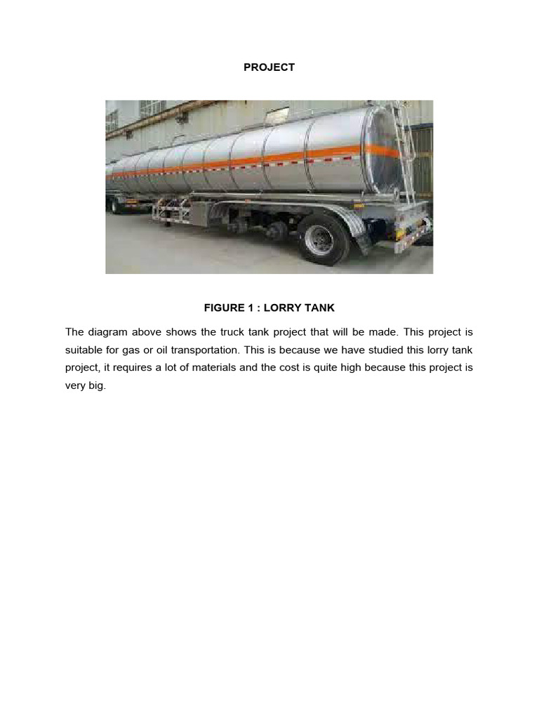 Project Tank Lorry | PDF