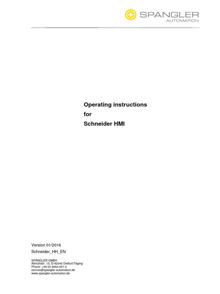Operating Instuctions - Schneider | PDF | Menu (Computing) | Computer ...