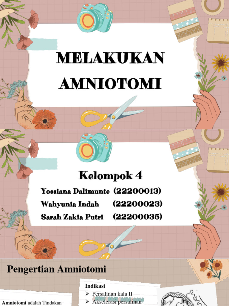 Indikasi dan Prosedur Amniotomi | PDF